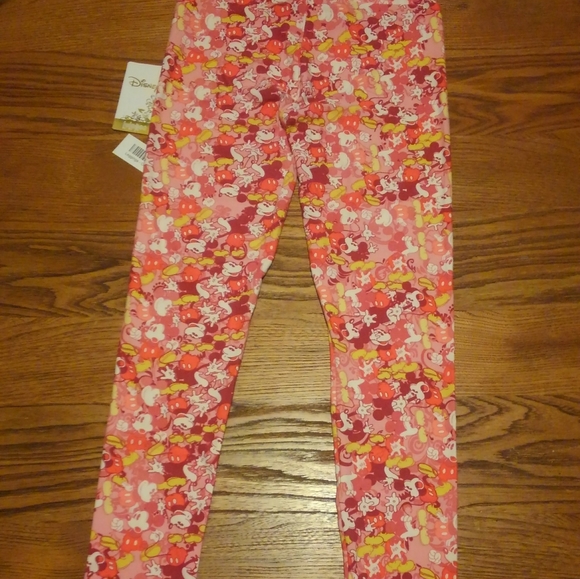 Disney Lula Roe | Pants & Jumpsuits | Disney Pink Lula Roe Leggings New ...